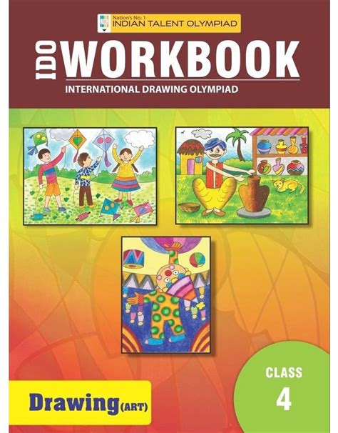 Indian Talent Olympiad Drawing Book For Class 4 At ₹ 90piece