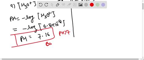 Solved7 The Henderson Hasselbalch Equation Is Base A Ph Pka