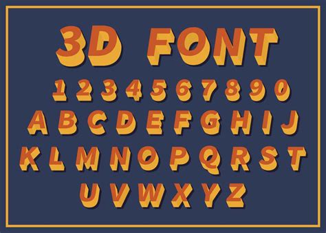 Free 3d Font Set 166811 Vector Art At Vecteezy Free 3d Font Set 166811 Vector Art At Vecteezy