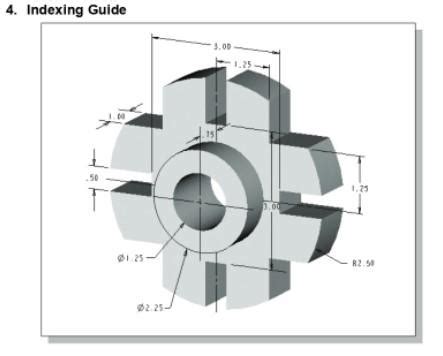 Solved Indexing Guide I Need It Drawn In Autocad 2d Also