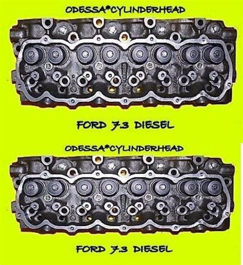 2 Ford International Idi 7 3 Diesel Cylinder Heads F250 F350 Rebuilt