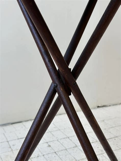Antique Splayed Leg Wood Table Circa 1910s — Portmanteau New York