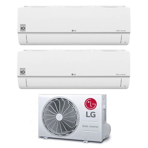 Split Air Conditioner Two Indoor Units And One Outdoor Unit With