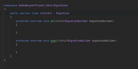 Empty Migration Issue JetBrains Rider Efcore GitHub