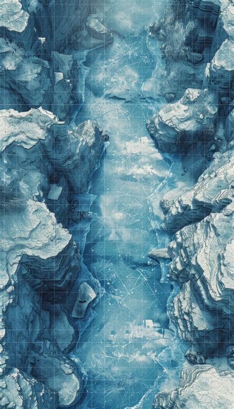 Winter Map For Rpg Games Roleplaying Game Dnd World Map Dungeon Maps