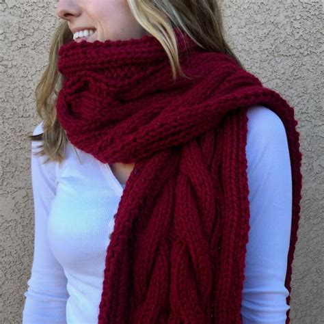 43 Chunky Scarf Knitting Patterns With Effortless Style And Cozy Warmth Craft And Design