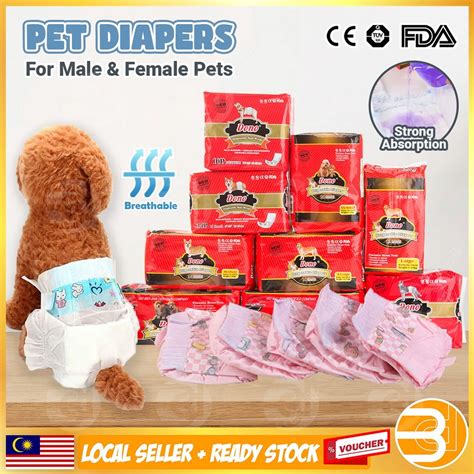 Poodee Dono Dog Diaper Male Dog Diaper Female Diaper Kucing Murah Cat