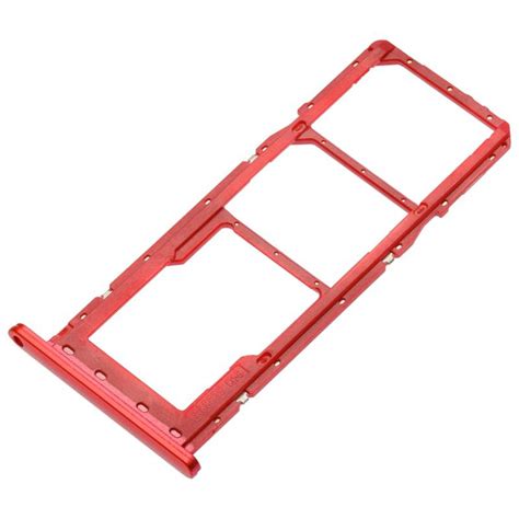 Replacement Dual Sim Card Tray Compatible For Samsung Galaxy A S A Red