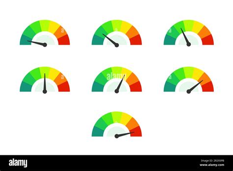 Meter Illustration Simple Universal Isolated Gauge Or Speedometer