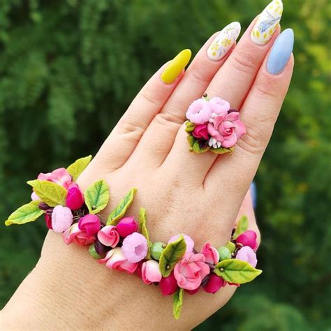 Браслет из полимерной глины | 57 фото | Polymer clay craft