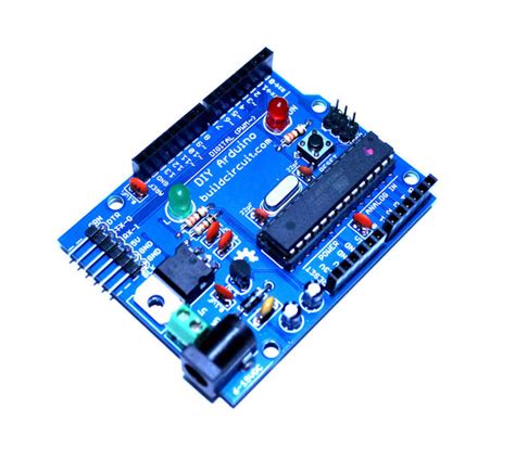 Do It Yourself Diy Arduino Make Your Own Arduino Buildcircuits