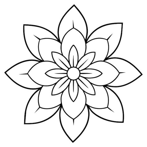 Premium Vector Flower Coloring Book Design Vector 39