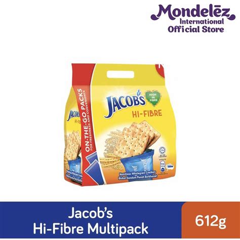 Jacobs Crackers Weetameal Low Sodium Hi Fibre Wheat Cracker High Fibre Multipack Ready Stock