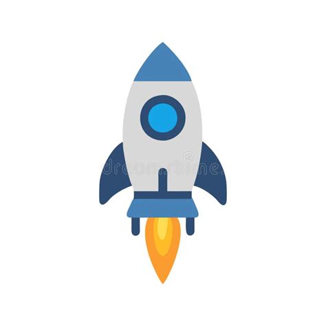 Stylish Space Rocket For Interstellar Travel Stock Vector