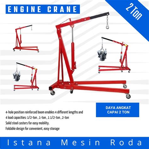 Jual Engine Crane 2ton Shop Crane 2 Ton Hydraulic Engine Crane 2ton