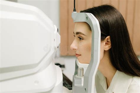 Optical Coherence Tomography Oct Scan To Create Pictures Of The Back Of Eye Examination Of Eyes