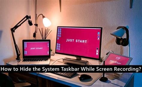 How To Hide The System Taskbar While Screen Recording • Hide System Screen