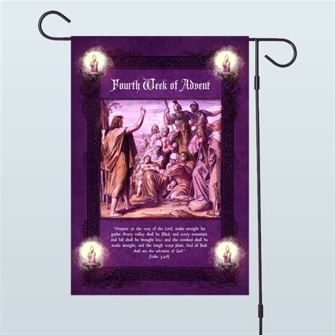 Advent Garden Flags Full Set