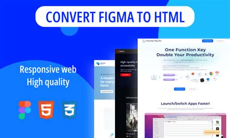 Convert Figma To Html Psd To Html Responsive By Iqbalisn Fiverr