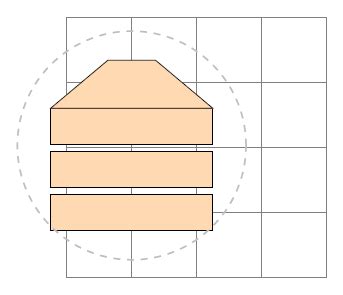 Tikz Pgf How Can I Draw Solid Rectangle On Top Of Rectangles Indicating Server Figure TeX