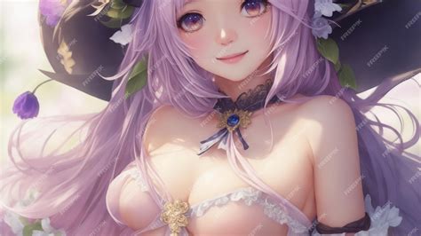 Premium Ai Image Sweet And Hot 3d Anime Character Wear Elegant Lube
