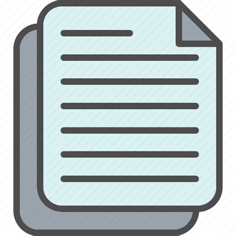 Document File Paper Page Sheet Icon Download On Iconfinder