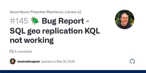 🪲 Bug Report Sql Geo Replication Kql Not Working · Issue 145 · Azure