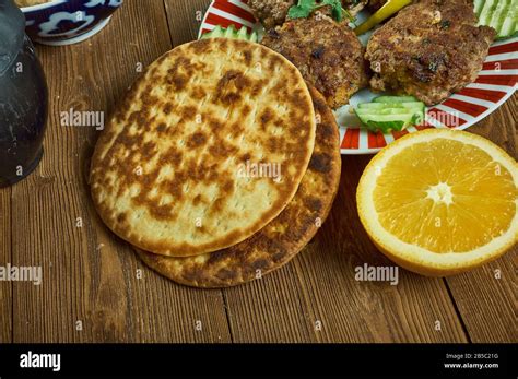 Warqi Paratha Indian Flatbread Awadhi Cuisine Traditional Assorted