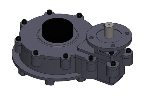 Gearbox Actuator Operated Multi Turn Spur Gearbox With Top