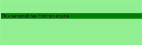CSS margin top用法及代码示例 纯净天空