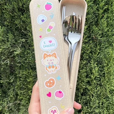 Cute Fork And Spoon Set Etsy