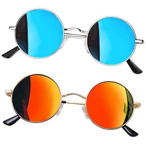 Joopin Polarized Retro Round Sunglasses For Men Women Trendy Circle Sun
