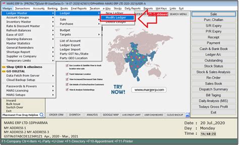 How To Create Mr Salesman Ledger In Marg Software