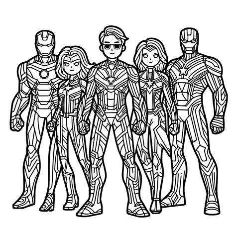avengers is cool coloring page download print or color online for free