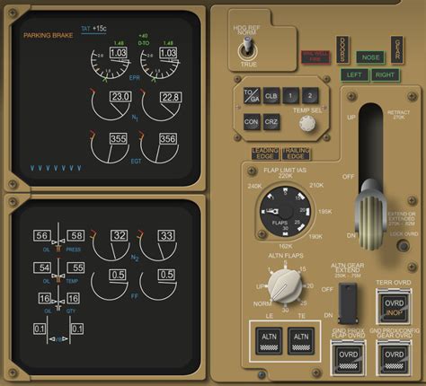 Boeing 757 Cockpit Layout