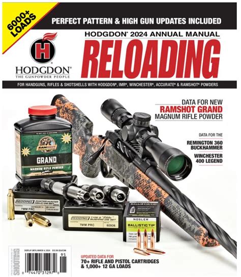 Am24 Hodgdon Annual Reloading Manual 2024 Accurate Arms And Ammo Inc