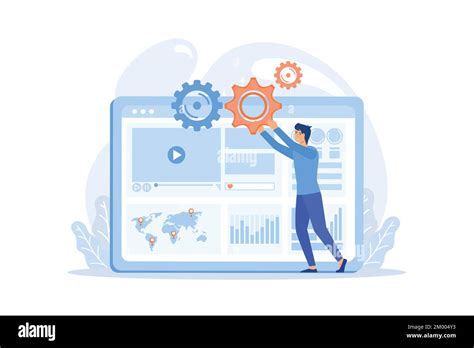 Advertising Analytics Stock Vector Images Alamy