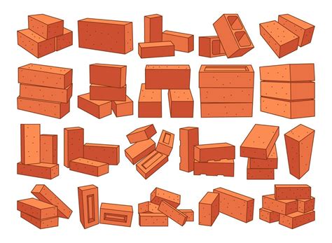 Building Material Bricks Illustartion 50365354 Vector Art At Vecteezy
