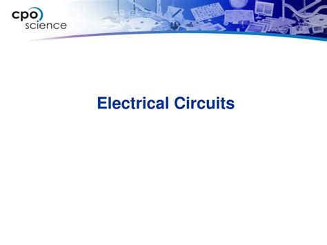 Ppt Electrical Circuits Powerpoint Presentation Free Download Id