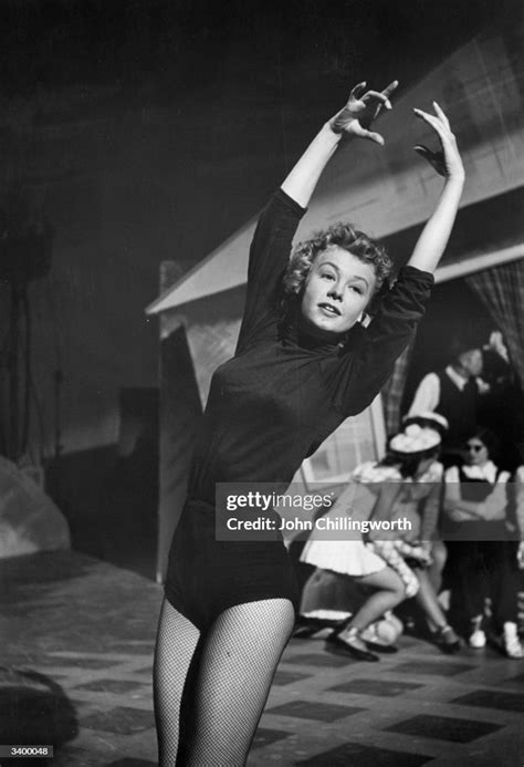 American Dancer Vera Ellen Undergoes A Rehearsal For The N P Rathvon