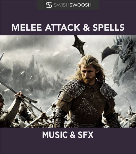 Melee Attack & Magic Spells Sound Effects and Music Pack – SwishSwoosh
