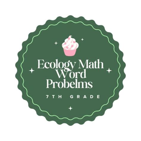 Ecology Math Word Problems By Middle Mindset Materials Tpt