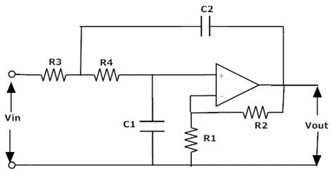 Active Low Pass Filter Schematic Diagram Applications