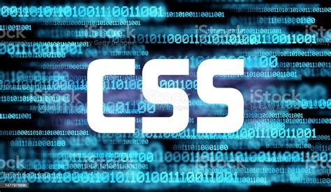 Word Css And Abstract Cyberspace With Binary Code On Dark Background Elm Programming Language