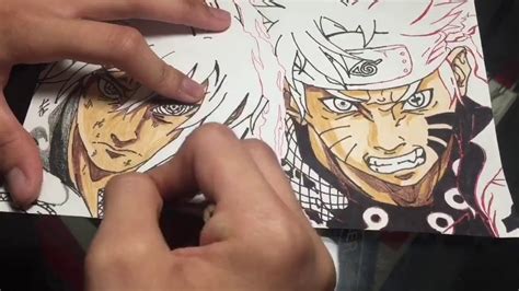 Speeddrawing So6 Naruto Vs So6 Sasuke Youtube