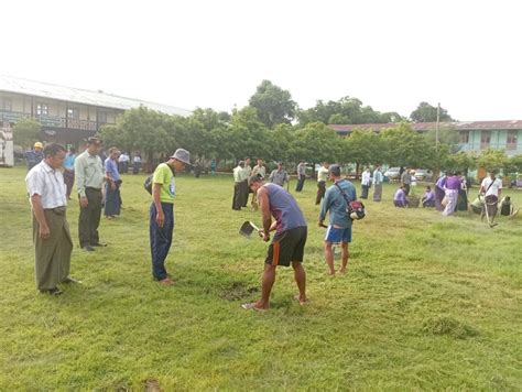 ရွှေတောင် မြို့နယ်တွင် ကျောင်းပတ်ဝန်းကျင် သန့်ရှင်းသာယာလှပရေးအတွက် စုပေ