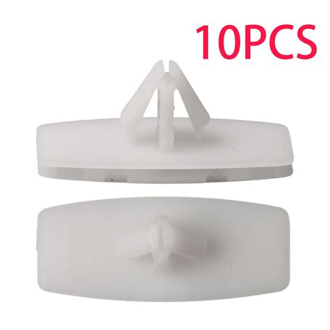 White Plastic Retainer Clips Set Of 10 For Jeep Gladiator 2020 36l