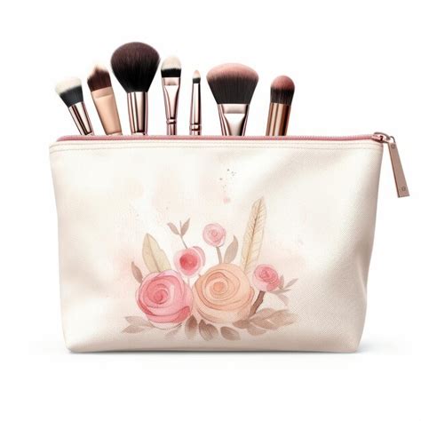 Premium Photo A Makeup Brushes In A Bag