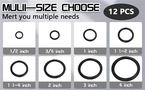 12pcs 4inch Cam Lock Rv Rings 4 Cam Gasket Hose Seal Cam Groove