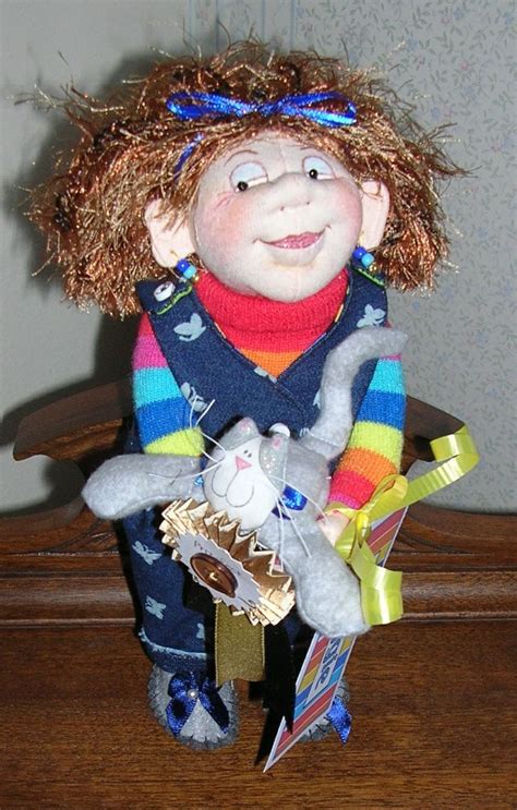 Jill Maas Winnie Mae Pattern Reduced To 8 1 2 Inches Soft Sculpture